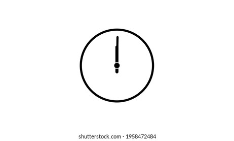 940 2d flat clock Images, Stock Photos & Vectors | Shutterstock