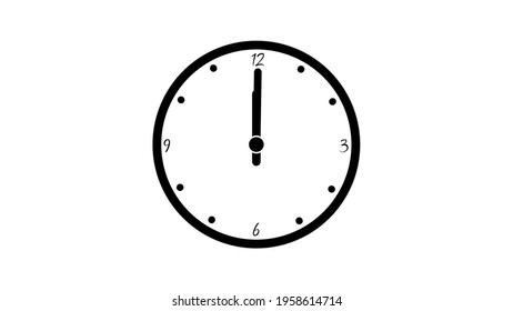 940 2d flat clock Images, Stock Photos & Vectors | Shutterstock