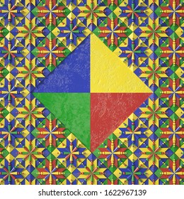 Beautiful Cheerful Pattern Background 3d Illustration Stock ...