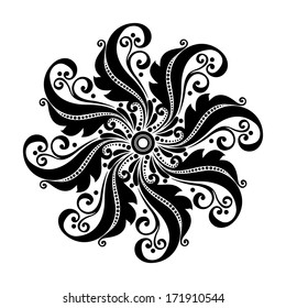 Beautiful Deco Circle Patterned Design Stock Illustration 171910544 ...