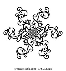 Beautiful Deco Circle Patterned Design Stock Illustration 175018316 ...
