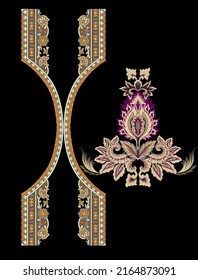 Beautiful Elegant Textile Design Pattern Stock Illustration 2164873091 ...