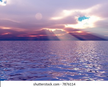Nature Twilight Period Which Including Sunrise Stock Photo 725423245 ...