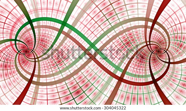Beautiful Wallpaper Two Interlocking Spirals Creating Stock ...
