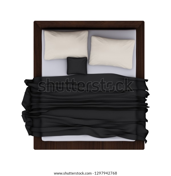 Bed Top View Bed Overhead View Stock Illustration 1297942768 | Shutterstock