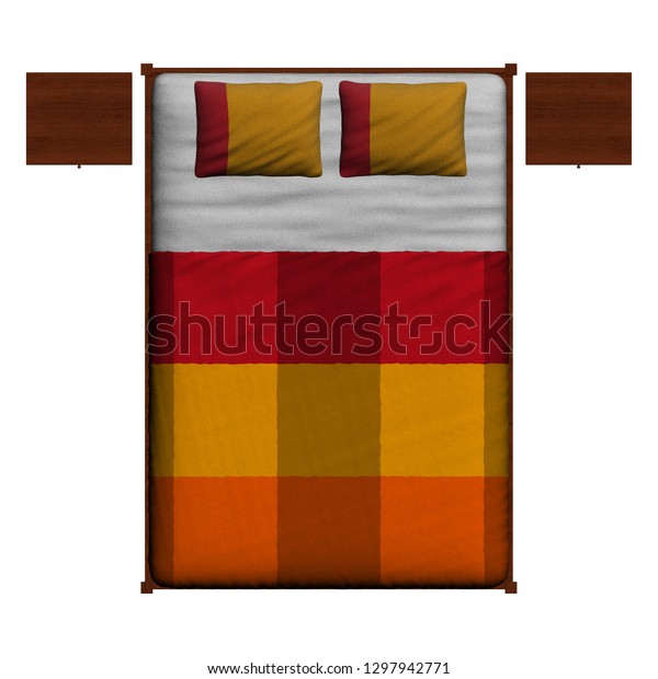 Bed Top View Bed Overhead View Stock Illustration 1297942771 | Shutterstock