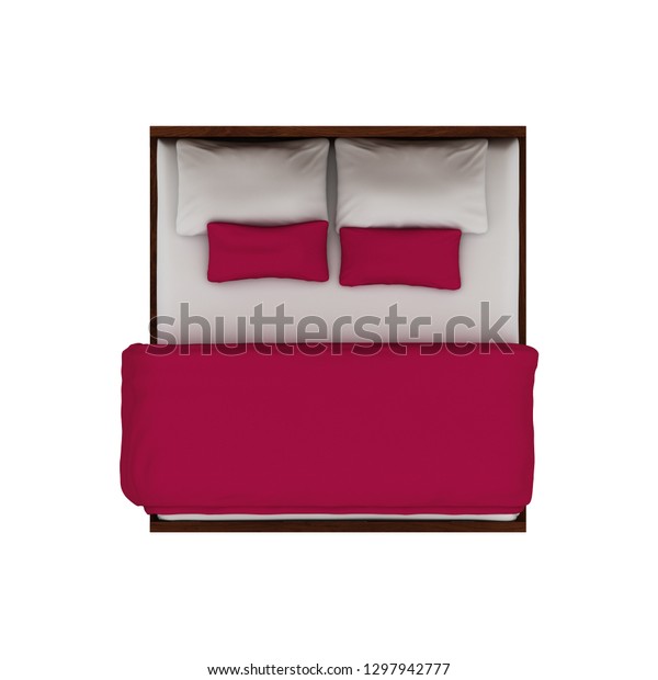 Bed Top View Bed Overhead View Stock Illustration 1297942777 | Shutterstock