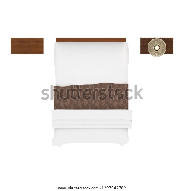 Bed Top View Bed Overhead View Stock Illustration 1297942789 | Shutterstock