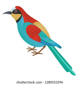 Bee Eater Bird Illustration Stock Illustration 1280552596 | Shutterstock