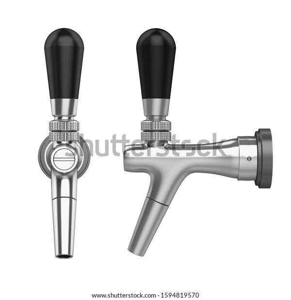 Beer Tap Isolated 3d Rendering Stock Illustration 1594819570 | Shutterstock