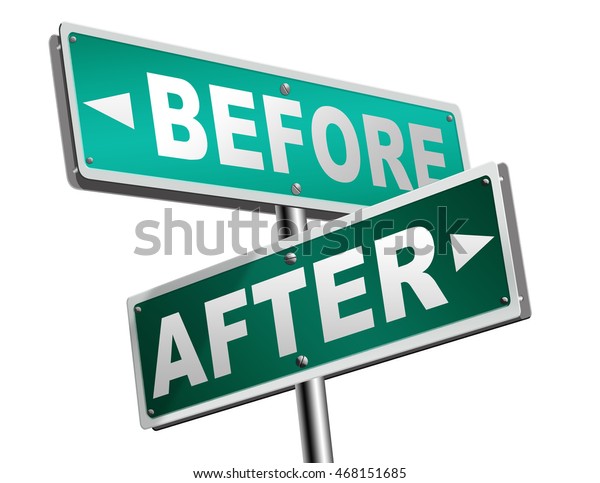 Before After Comparison Make Change Better Stock Illustration 468151685 ...