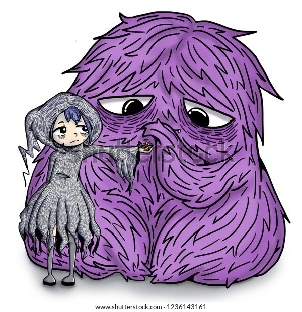 Befriend Monster Stock Illustration 1236143161 | Shutterstock