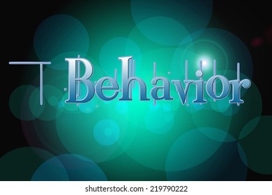 Behavior Concept Text On Background Stock Illustration 219790222 ...