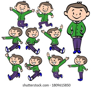 Behavioral Patterns Elementary School Children Stock Illustration ...