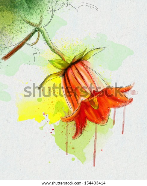 Bellflower Stock Illustration 154433414