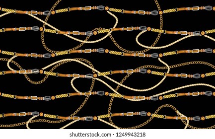 Chains On Transparent Background Fashion Background Stock Vector ...
