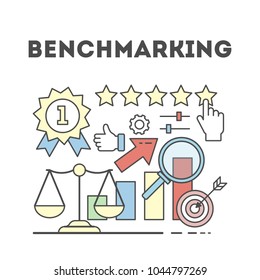 Benchmarking Concept Illustration Idea Development Improvement Stock ...