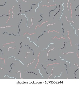 Bended Line Seamless Pattern Background Wallpaper Stock Illustration ...