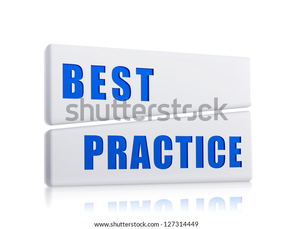 Best Practice Text 3d White Blocks Stock Illustration 127314449 ...