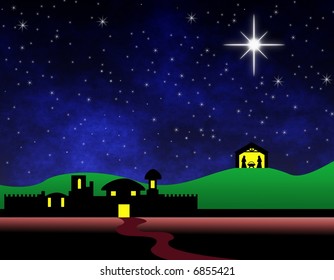 Bethlehem Background Stock Illustration 6855421 | Shutterstock