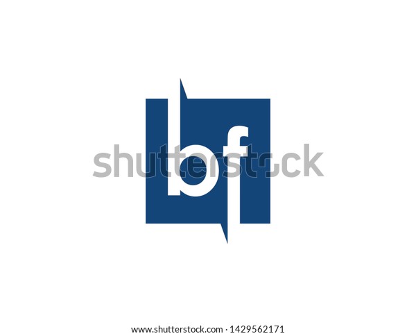 Bf Original Monogram Logo Design Stock Illustration 1429562171 ...