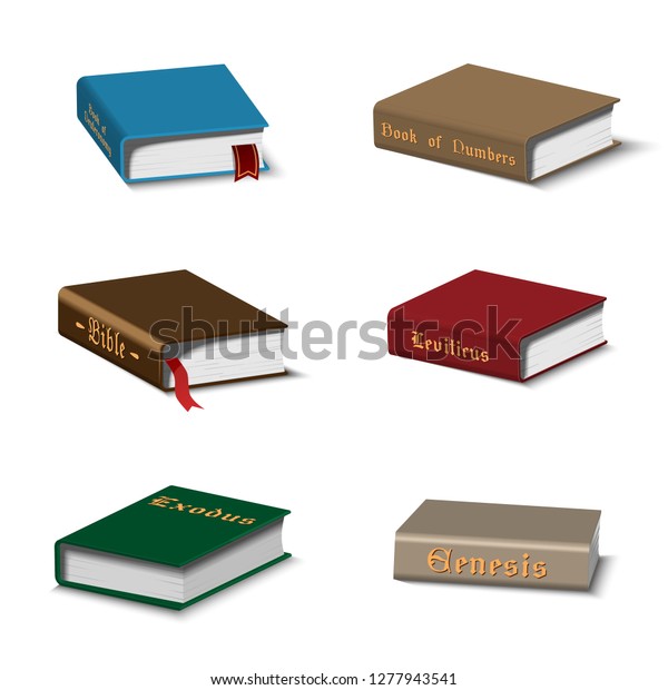 Bible Holy Bible Holy Books Set Stock Illustration 1277943541 ...