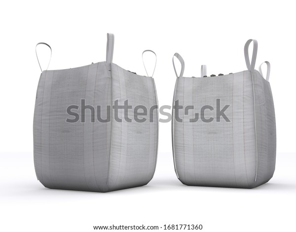 Big Bag Isolated 3d Rendering Stock Illustration 1681771360 | Shutterstock