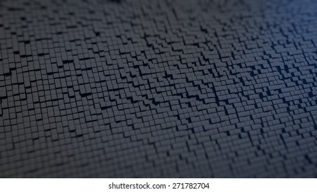 Big Black Square Pixels Background Stock Illustration 271782704 ...