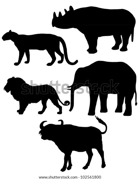 Big Five Stock Illustration 102561800