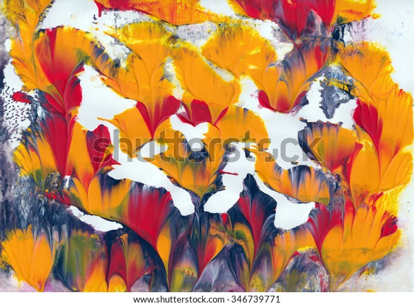 Big Size Large Format Abstract Painting Stock Illustration 346739771 ...