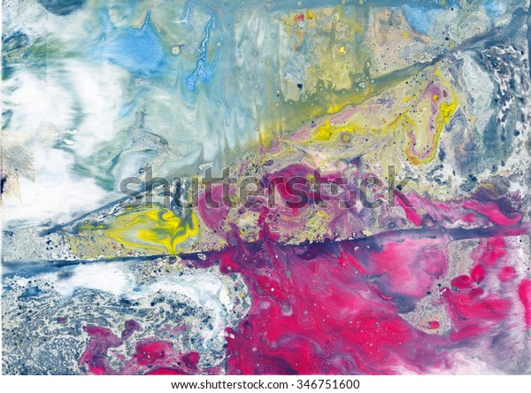 Big Size Large Format Art Abstract Stok İllüstrasyon 346751600 ...