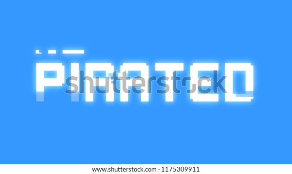 Big Text Message On Light Blue Stock Illustration 1175309911