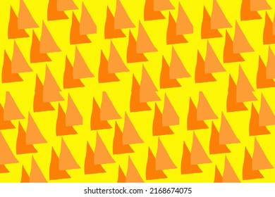Big Yellow Sample Triangles Triangle Yellow Stock Illustration ...