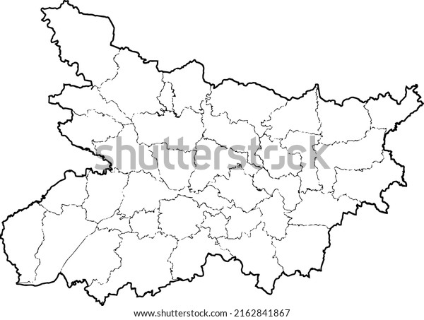 Bihar Map Ultra Hd Quality Stock Illustration 2162841867 | Shutterstock