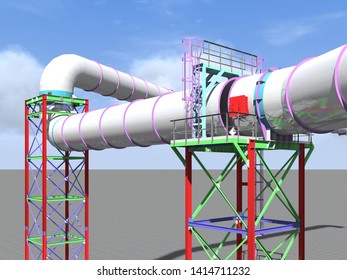 742 3d Gas Pipeline Model Render Images, Stock Photos & Vectors ...