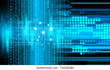 Binary Circuit Future Technology Blue Cyber Stock Illustration 714120184 | Shutterstock