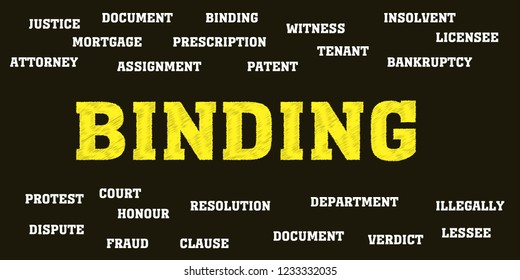 Binding Words Tags Cloud Stock Illustration 1233332035 | Shutterstock