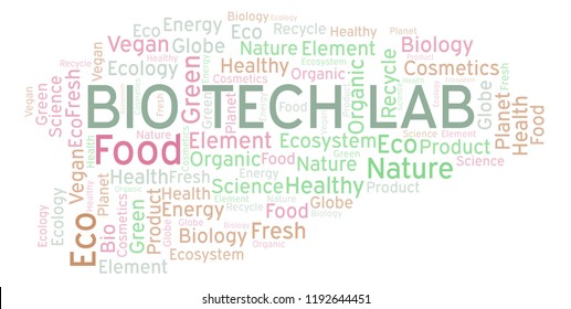 Bio Tech Lab Word Cloud 스톡 일러스트 1192644451 | Shutterstock