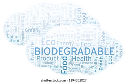 Biodegradable Word Cloud Stock Illustration 1194832027 | Shutterstock