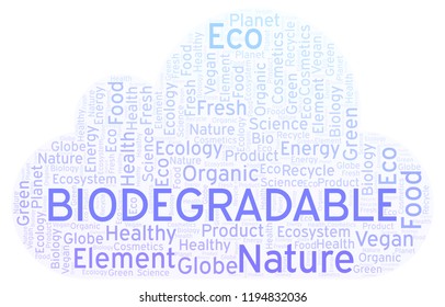 Biodegradable Word Cloud Stock Illustration 1194832036 | Shutterstock