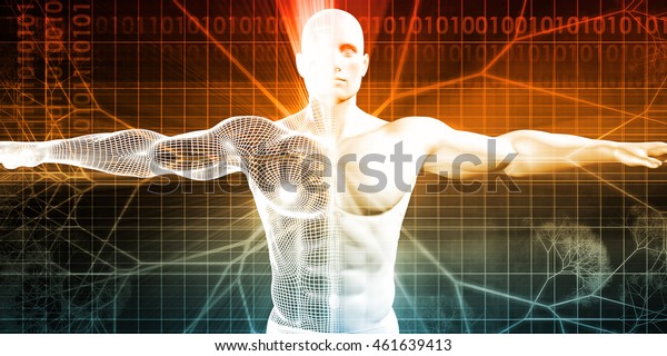 Bioengineering Biological Engineering Concept 3d Render Stock ...