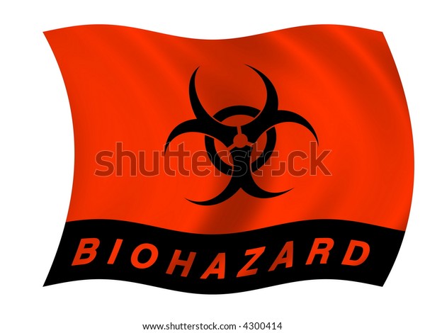 Biohazard Flag Stock Illustration 4300414 | Shutterstock