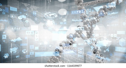 Biotechnology Background Concept Stock Illustration 1164339877 ...