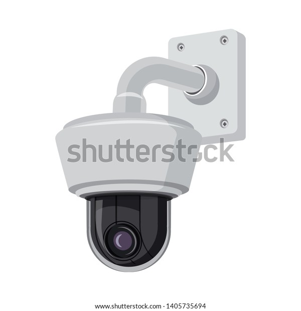 Bitmap Design Cctv Camera Symbol Collection Stock Illustration ...