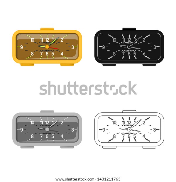 Bitmap Design Clock Time Sign Collection Stock Illustration 1431211763 ...