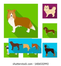 Set Dogs Vector Stock Vector (Royalty Free) 385060489