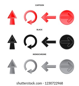 Bitmap Design Element Arrow Symbol Set Stock Illustration 1230722968 ...