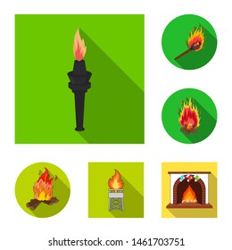 Bitmap Design Fire Flame Logo Collection Stock Illustration 1461703751 ...
