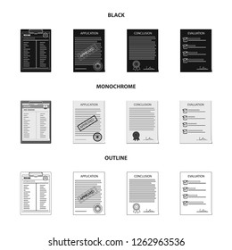 Bitmap Design Form Document Logo Set Stock Illustration 1262963536 ...