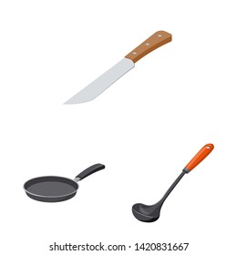 Bitmap Design Kitchen Cook Icon Collection Stock Illustration ...